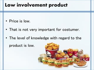Product involvement | PPTX | Business | Business and Finance