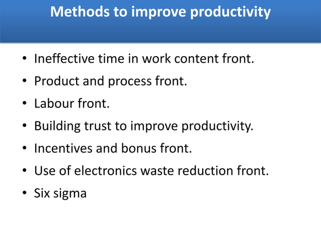 what is Productivity | PPTX | Human Resources | Business