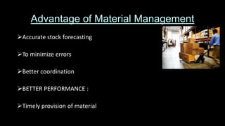 materials management by ajosh | PPTX