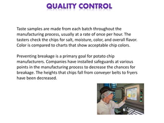 presentation on producation process of potato chips | PPTX