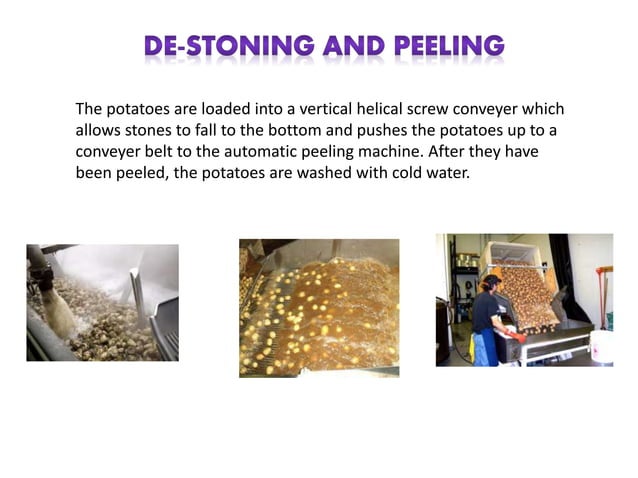 presentation on producation process of potato chips | PPTX