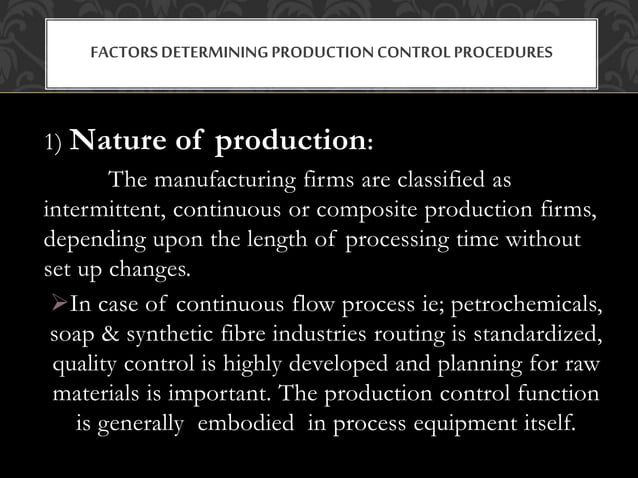production management | PPT