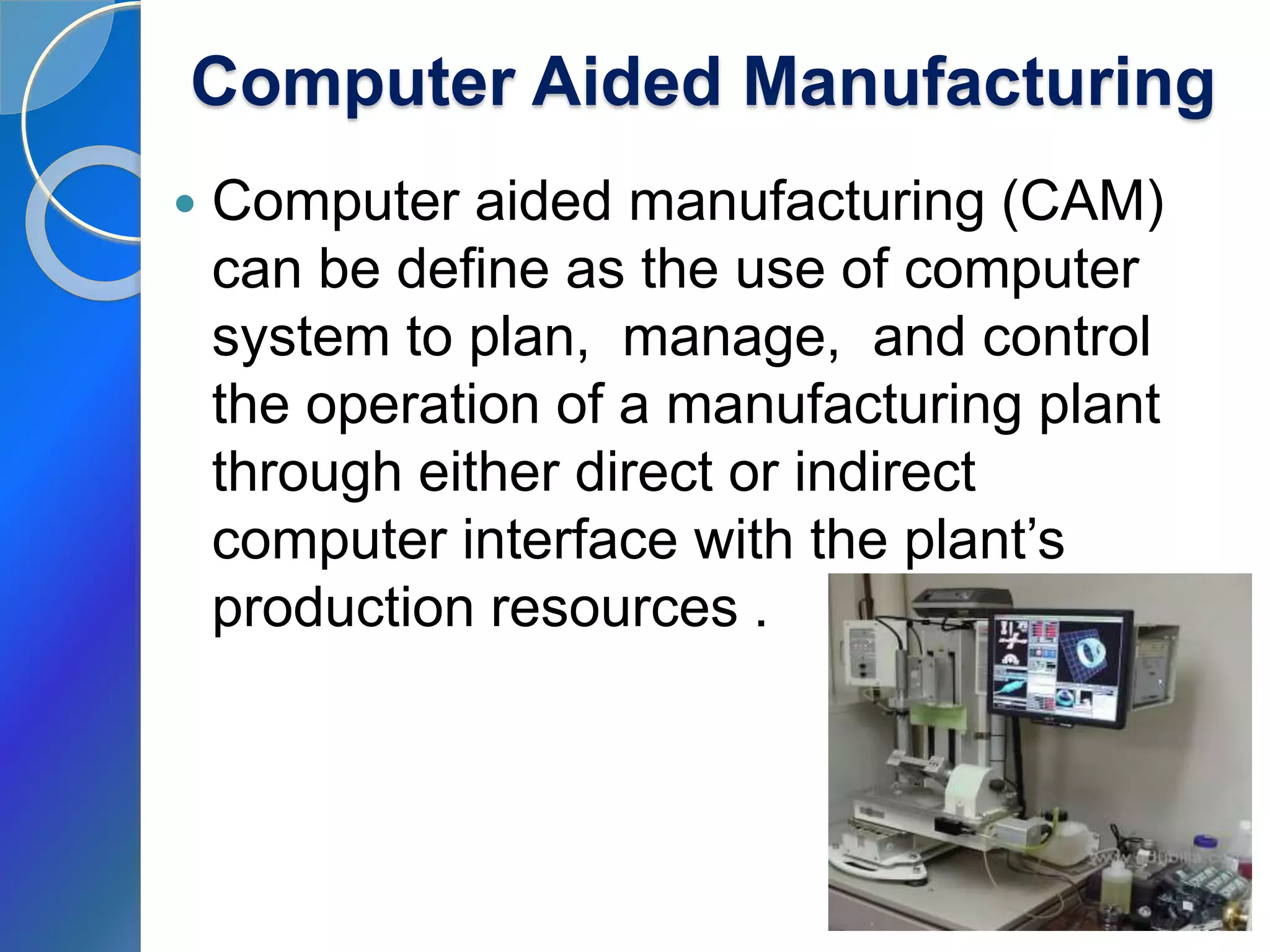 computer aided manufacturing , Artificial intelligence , expert system ...