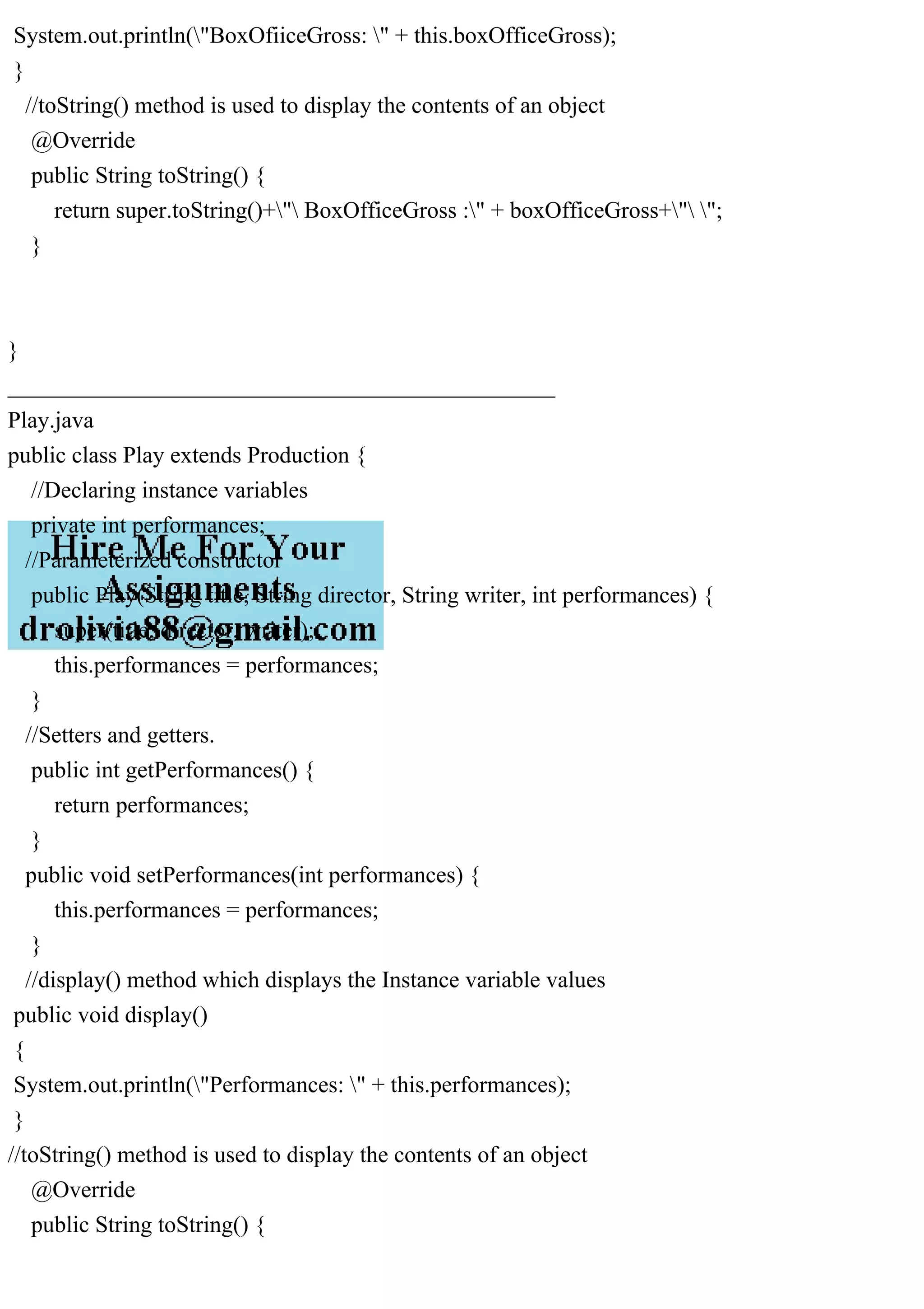 Production.javapublic class Production { Declaring instance.pdf