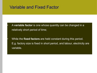 Production.pptx economics for managers production | PPTX