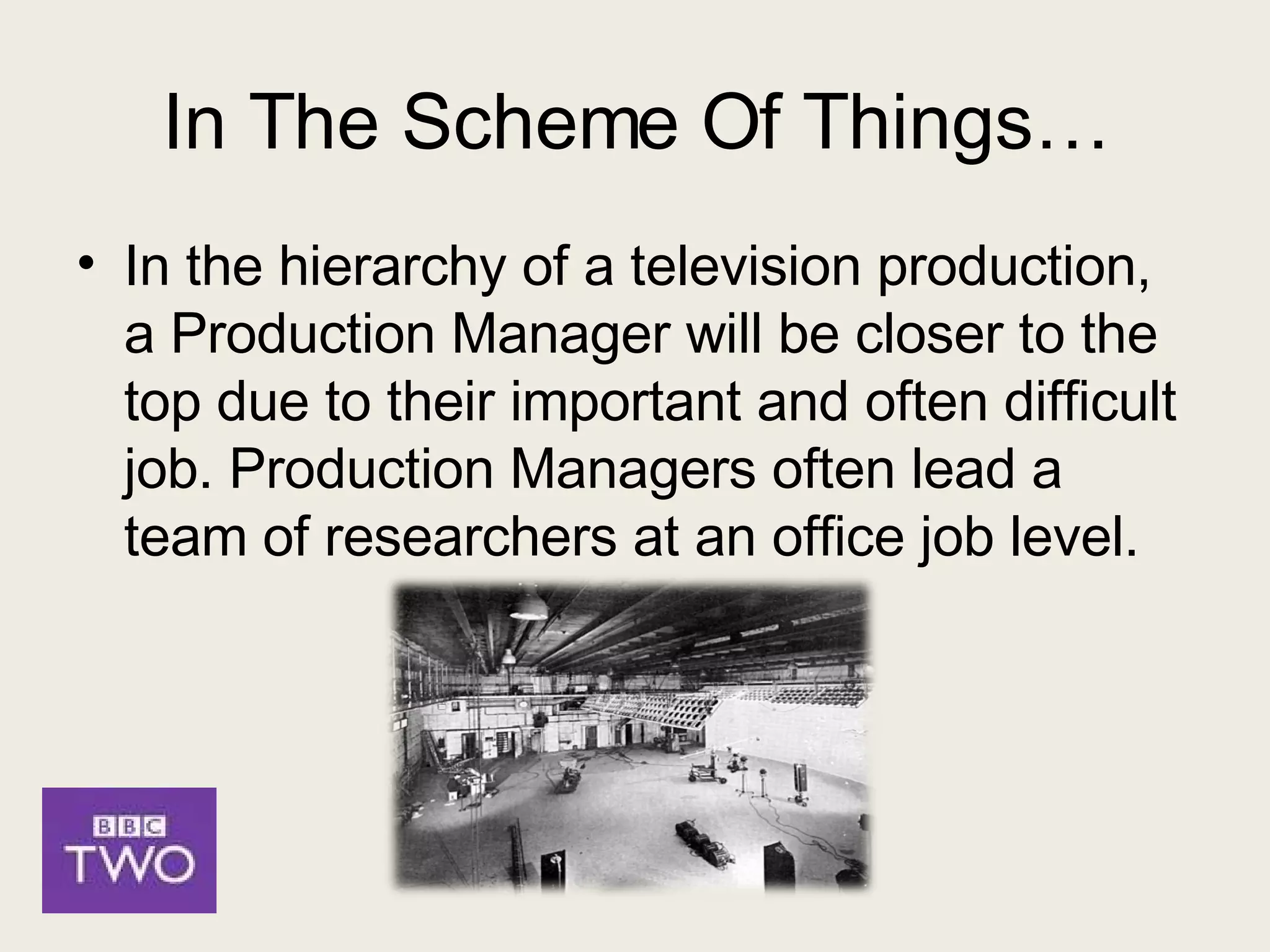 Production Manager | PPT