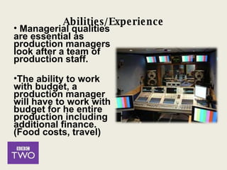 Production Manager | PPT