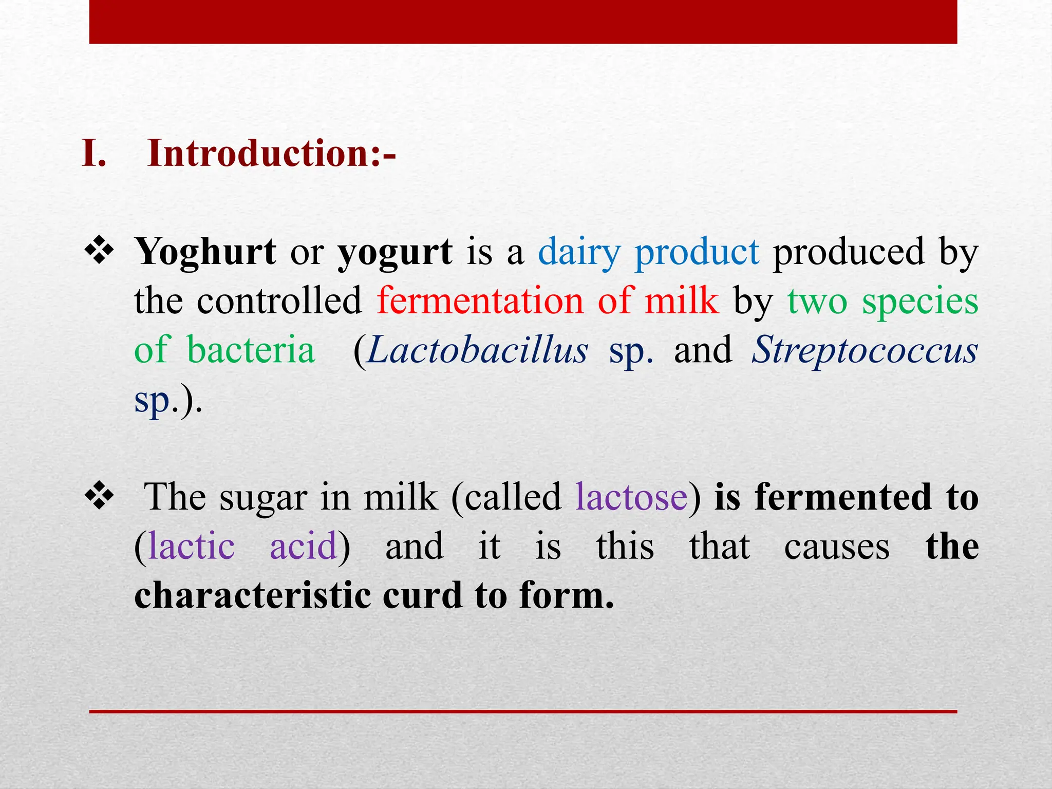 Production-of-yogurt (1).pptx food sciences | PPTX
