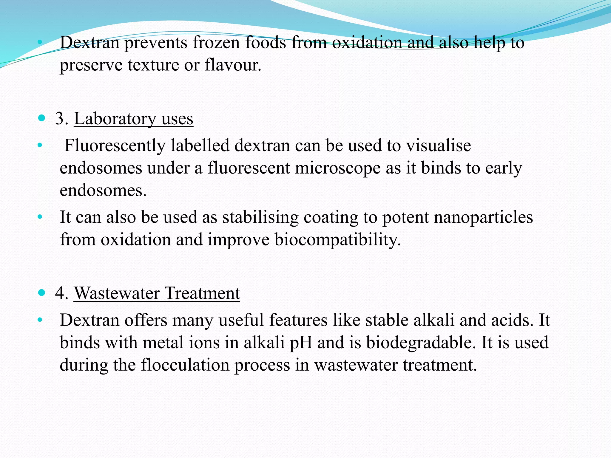 Production of Dextran | PPTX