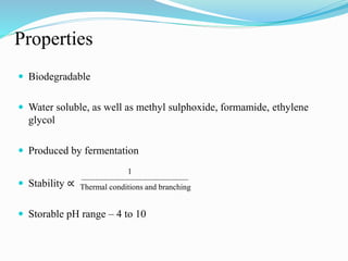 Production of Dextran | PPTX