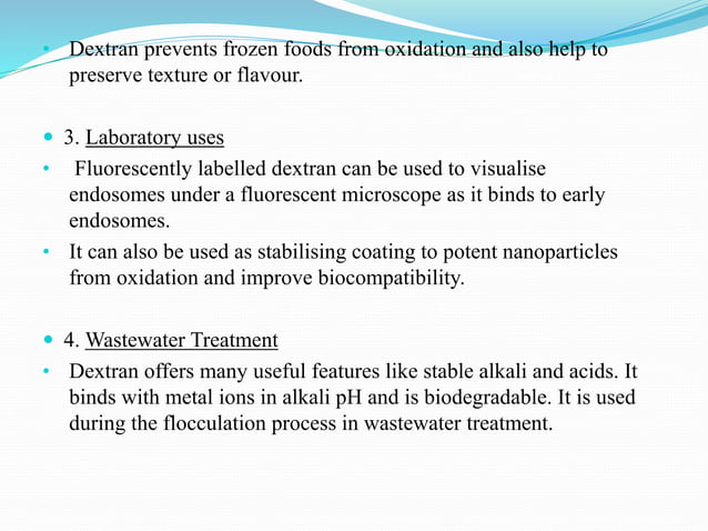 Production of Dextran | PPTX
