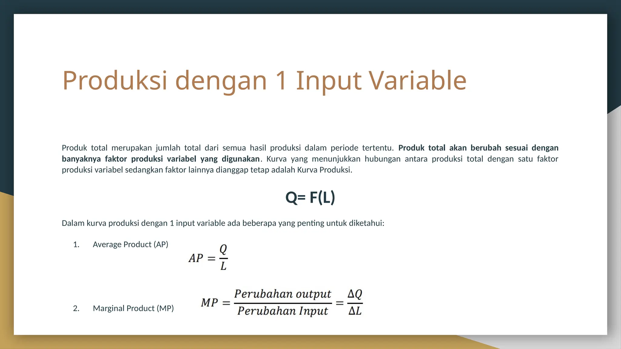 Production / theory of production .pptx