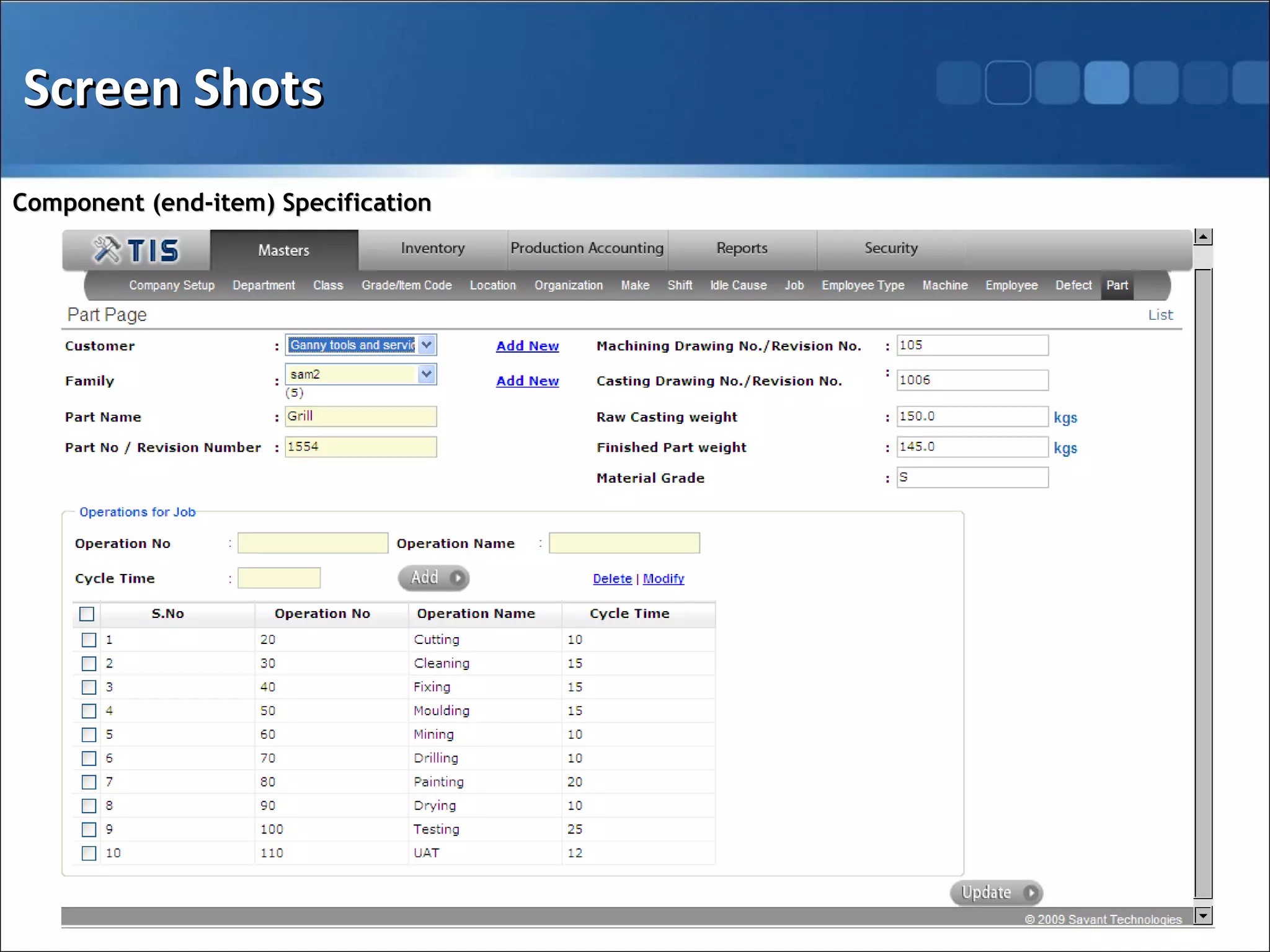 Production Accounting, Intend, Purchase Order & Inventory Tracking ...