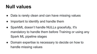 Productionalizing Spark ML | PPT