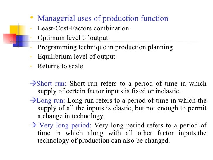 Production Analysis