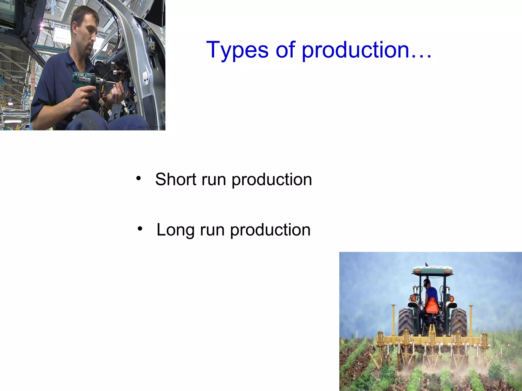Production analysis | PPT | Business | Business and Finance