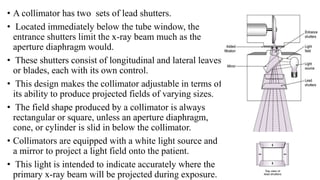 Production and control of scatter radiation (beam | PPTX