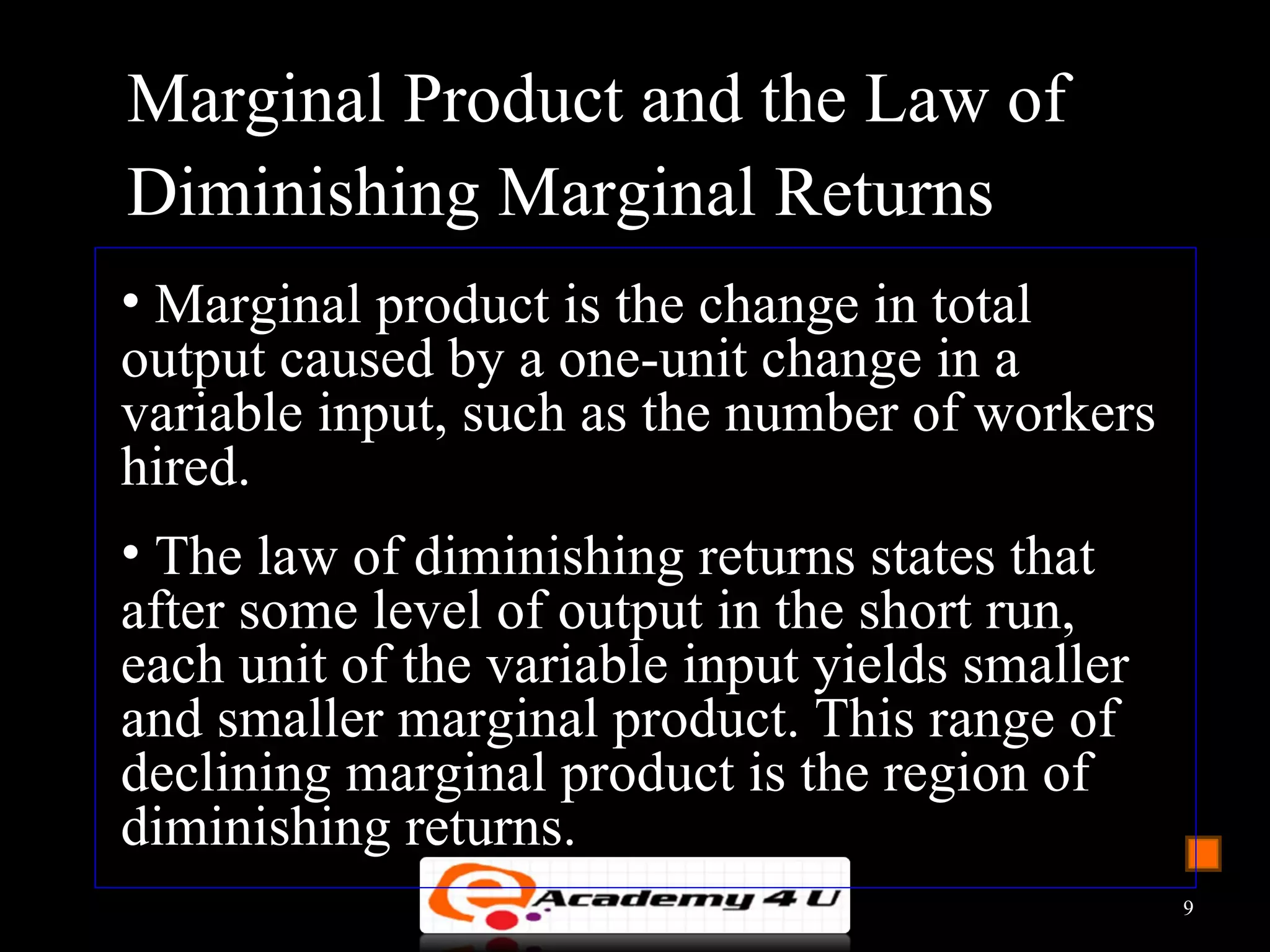 Production and costs | PPT