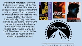 Production and Distribution Research | PPT