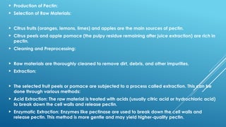Production and extraction of pectin and bioethanol.pptx
