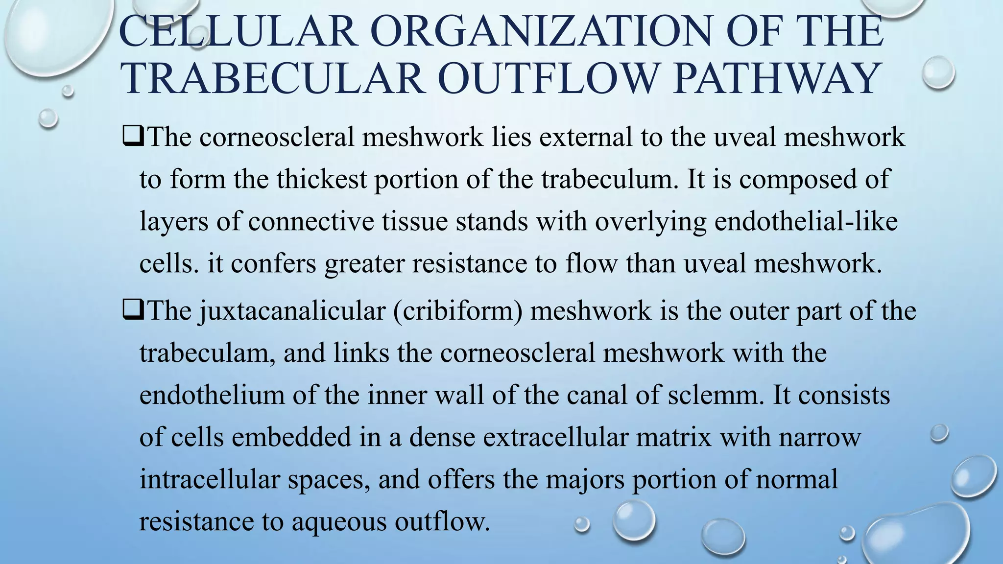 Production and flow of aqueous humor | PPTX