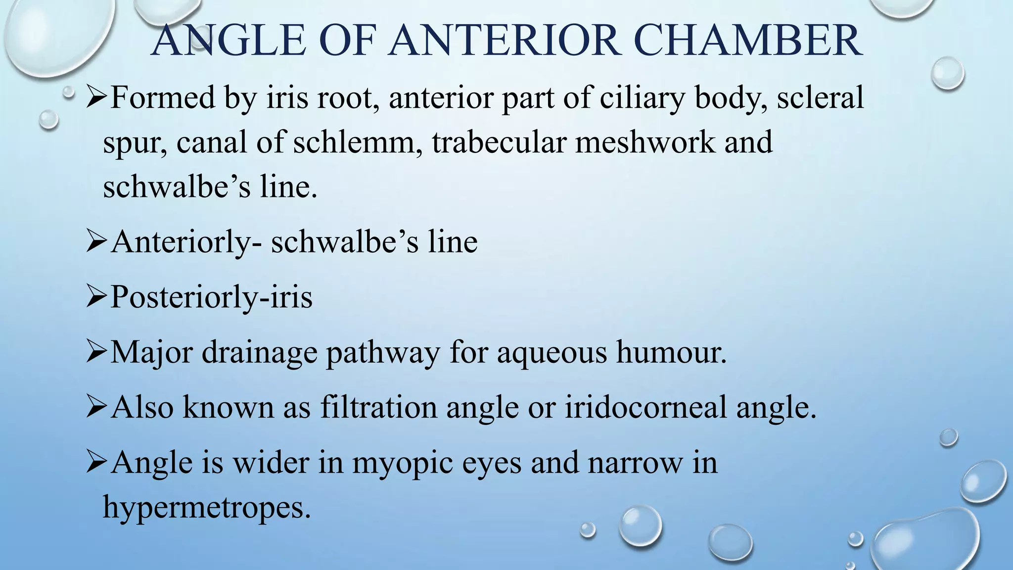 Production and flow of aqueous humor | PPTX