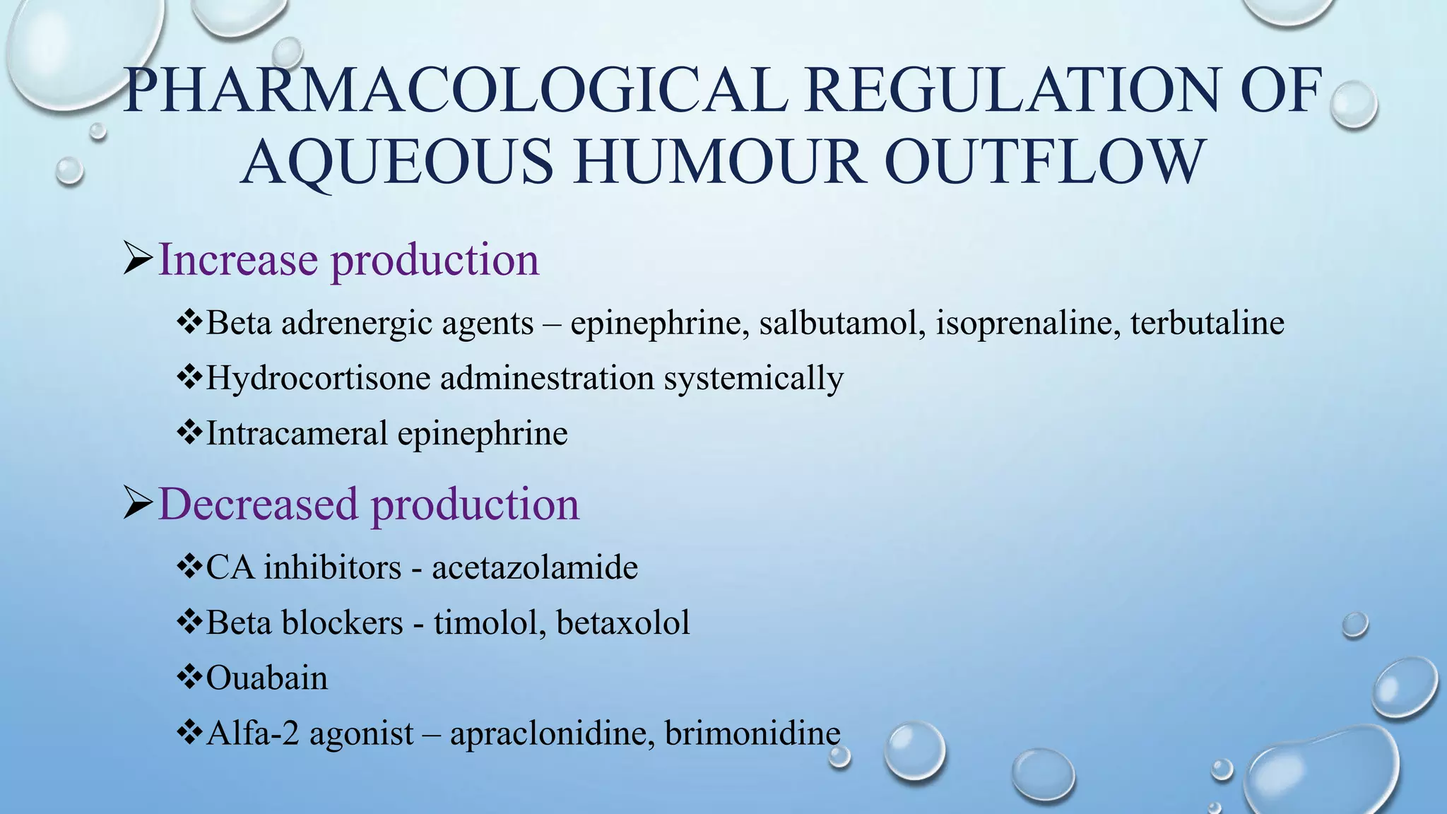 Production and flow of aqueous humor | PPTX