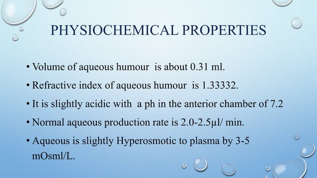 Production and flow of aqueous humor | PPTX | Eye and Vision Conditions ...