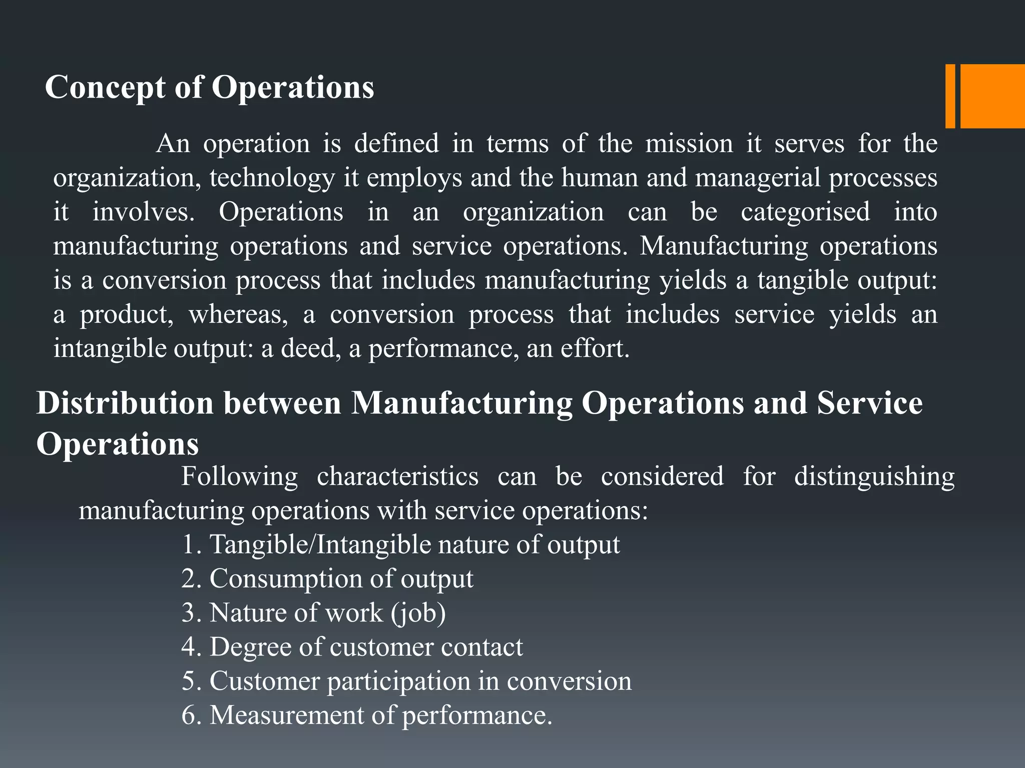 Production and Operation Management | PPTX