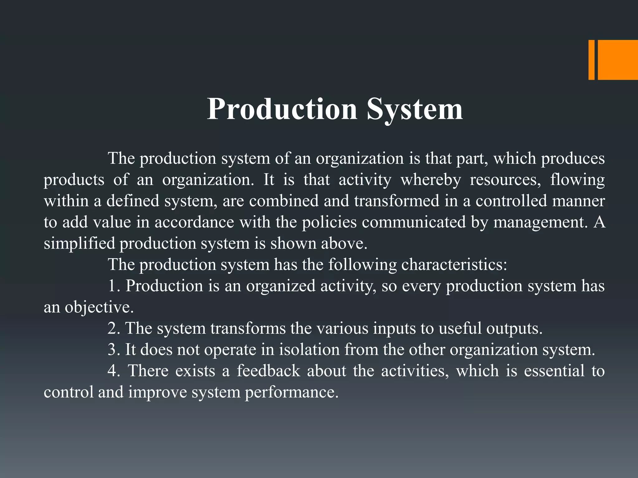 Production and Operation Management | PPTX