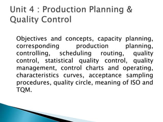 Production and operation management | PPT