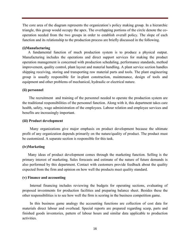 Production and Operation Management Lecture Notes | PDF