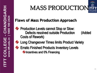 ITFT--Production,operations, management | PPT