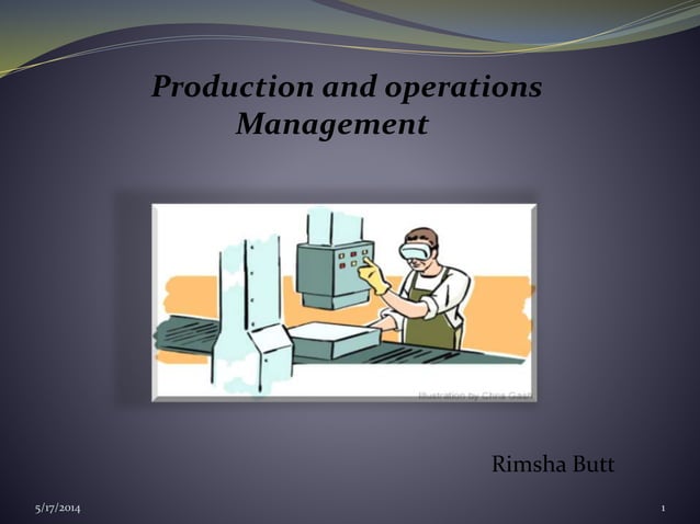 Production And Operations Management | PPTX