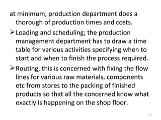 Production and operations management | PPT