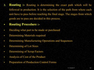 Production and planning control | PPT
