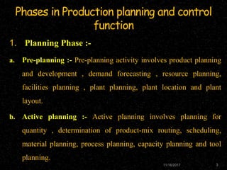 Production and planning control | PPT