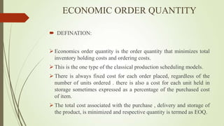 Production and productivity | PPTX