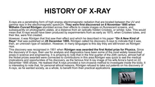 X Ray Definition Properties History And Applications
