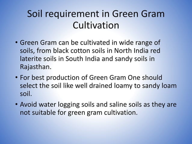 Production and protection technology of mungbean & urdbean | PPTX ...