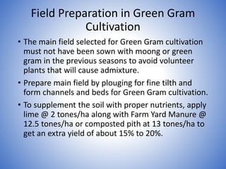 Production and protection technology of mungbean & urdbean | PPTX