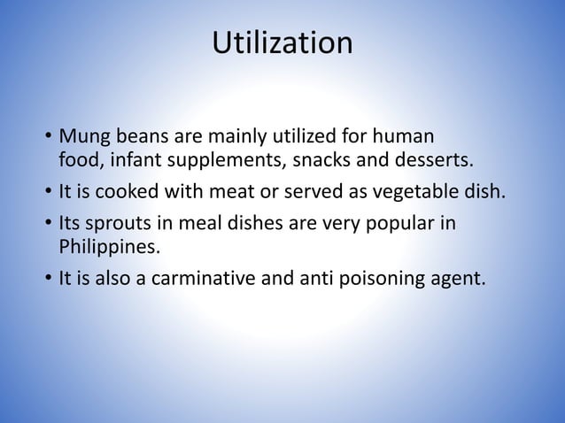 Production and protection technology of mungbean & urdbean | PPTX ...