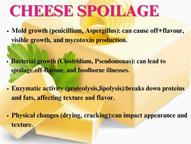 Production and spoilage of various dairy products | PPT