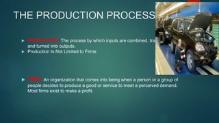 Production behaviour | PPTX