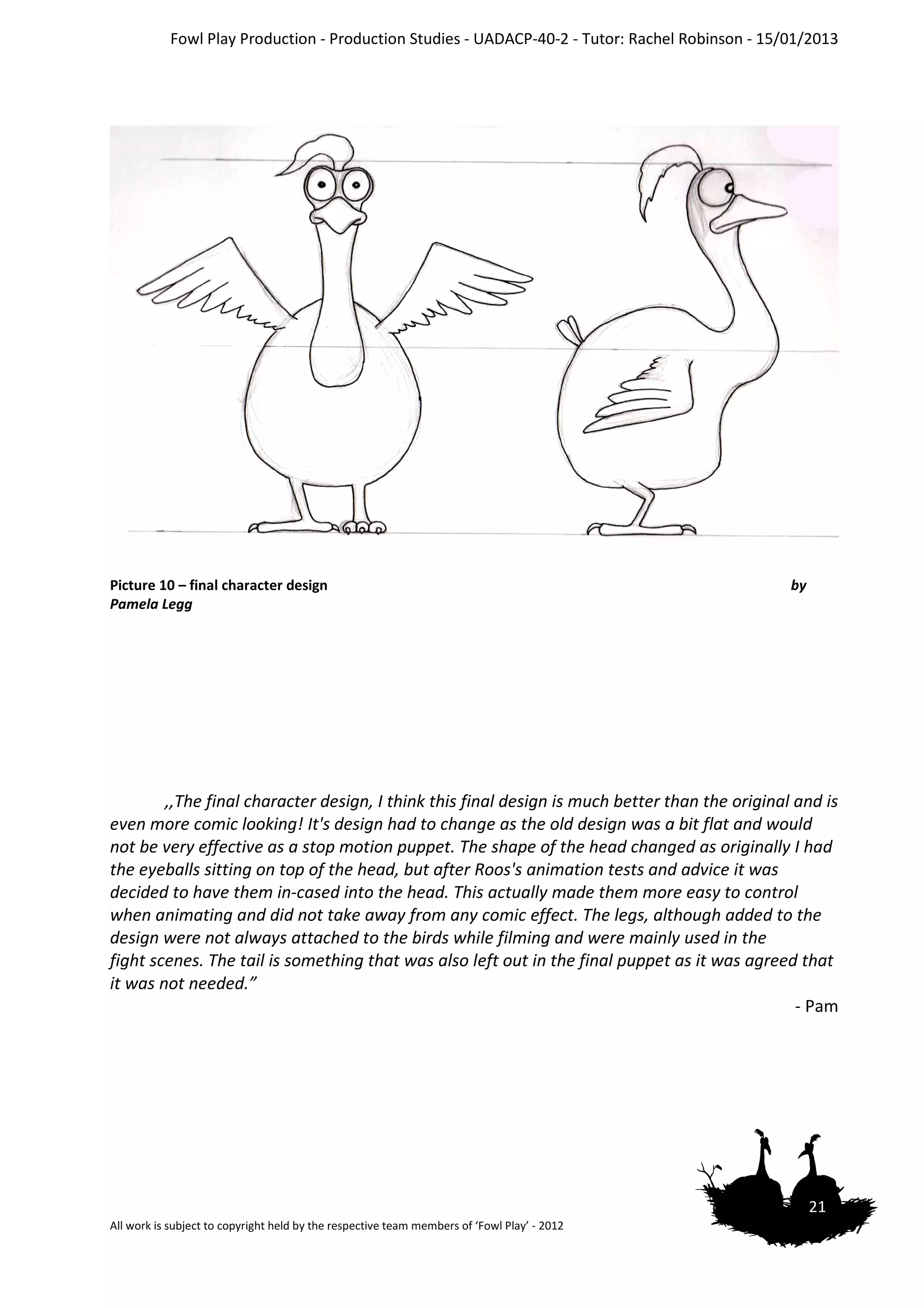 Production bible fowl_play | PDF