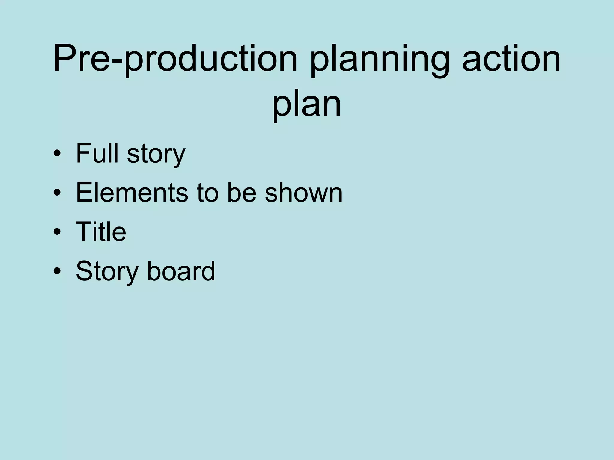 Production Brief | PPTX