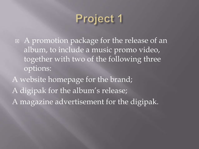 Production brief | PPT