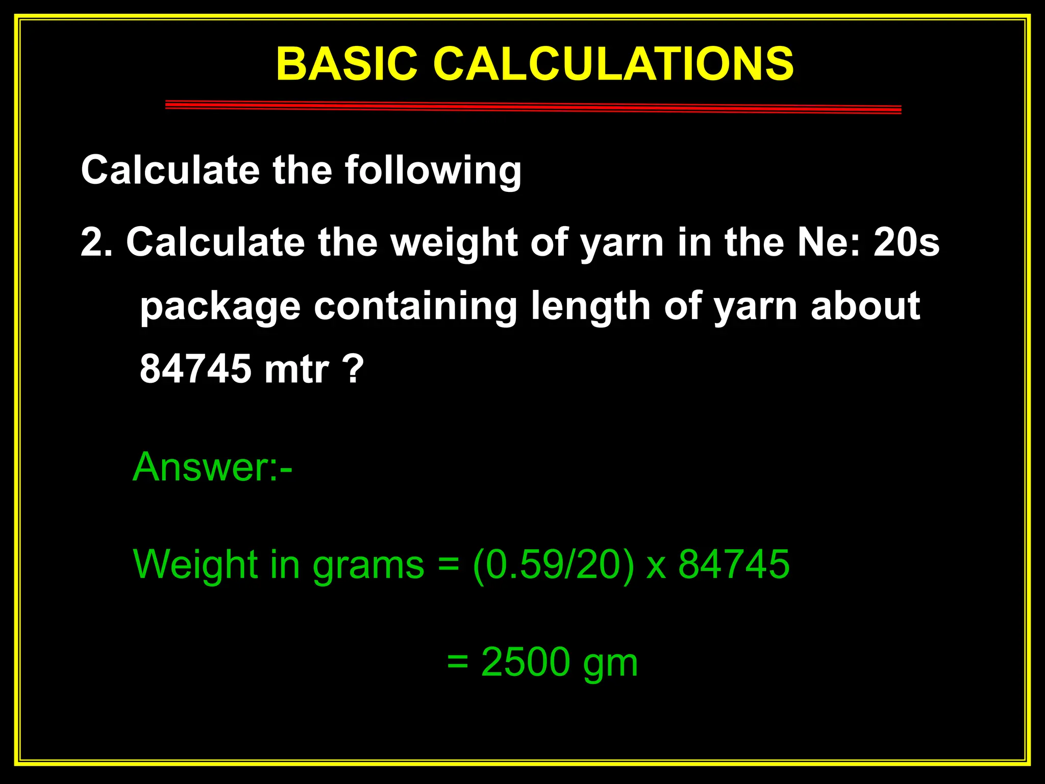 Production calculation.ppt