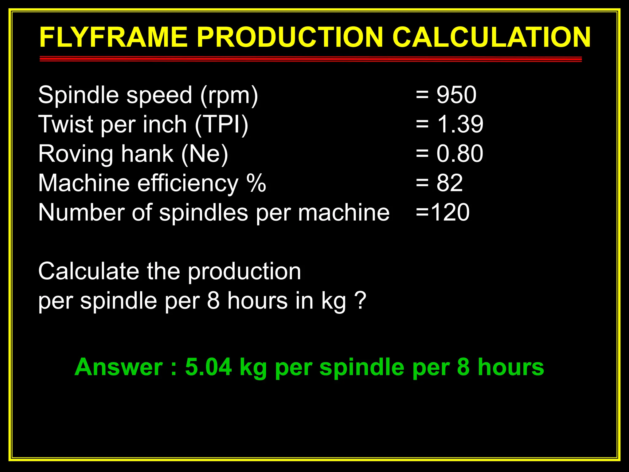 Production calculation.ppt
