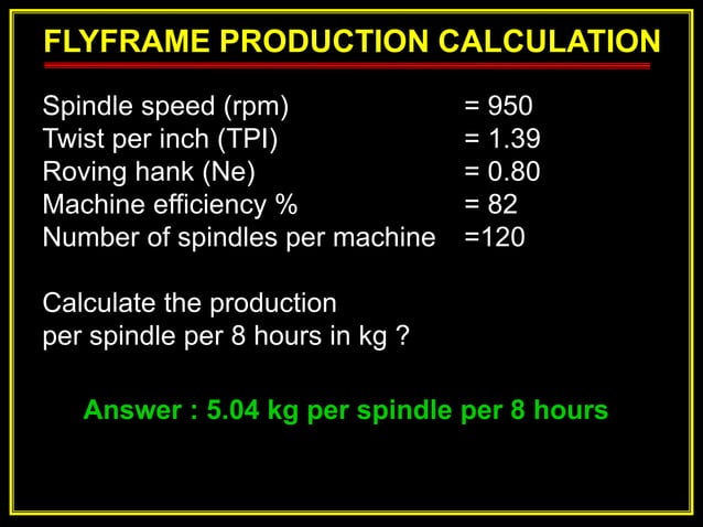 Production calculation.ppt